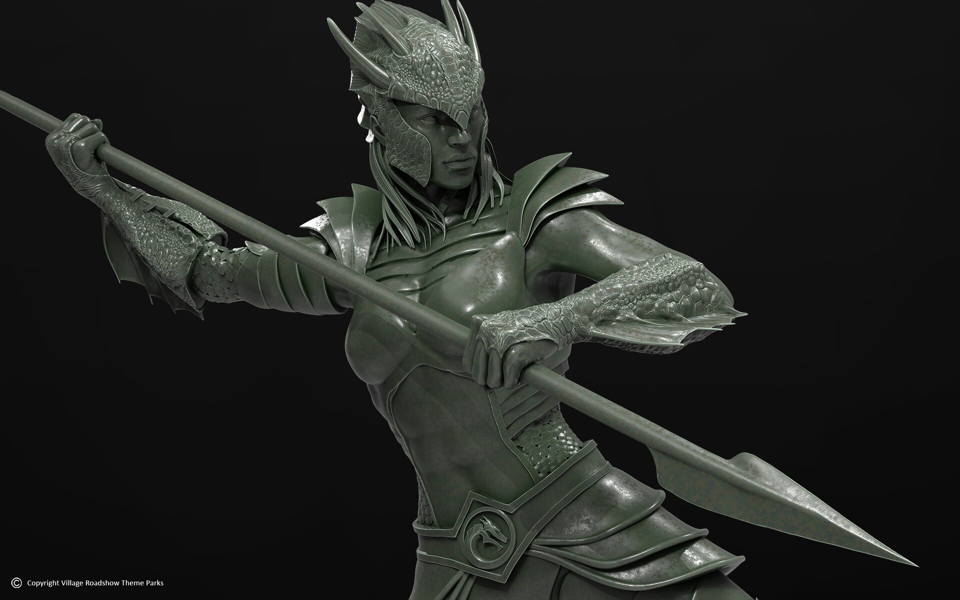 ArtStation - Guardian Statue - Female - Seaworld 2022