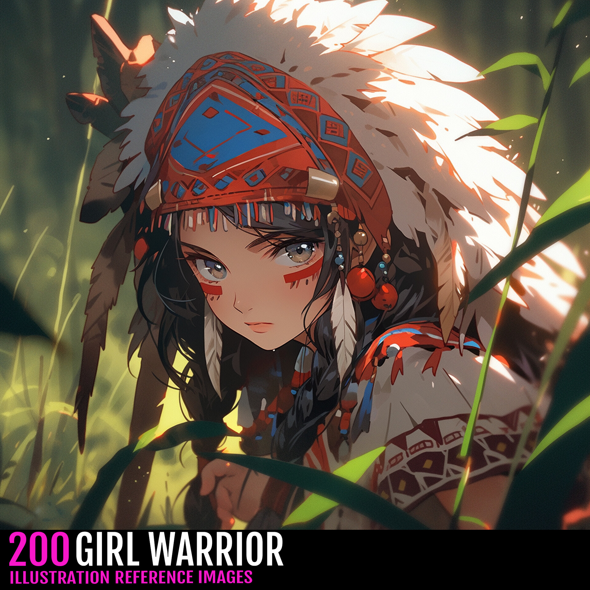 ArtStation - 200 GIRL WARRIOR