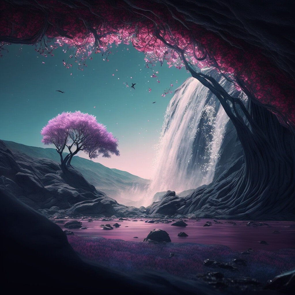 ArtStation - Cherry Blossom