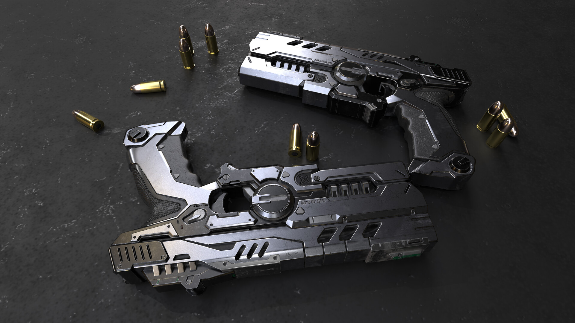ArtStation - Silver gun