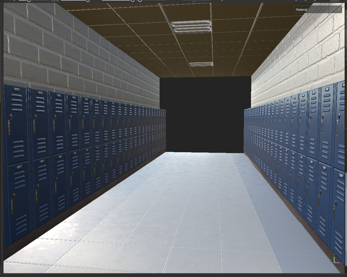Michael Lonardo - High School Hallway | Unreal Engine 5