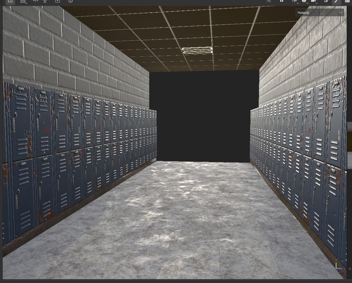 Michael Lonardo - High School Hallway | Unreal Engine 5