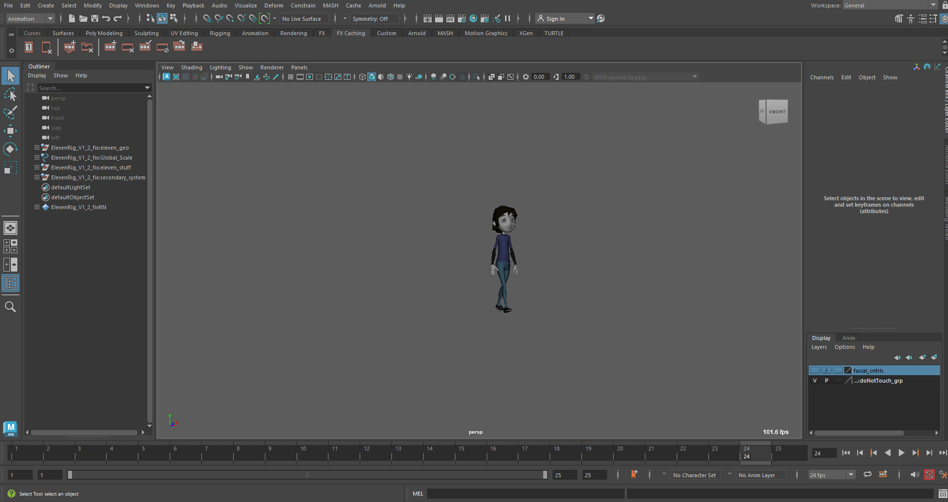 ArtStation - Learning Animating a Walk Cycle in Maya
