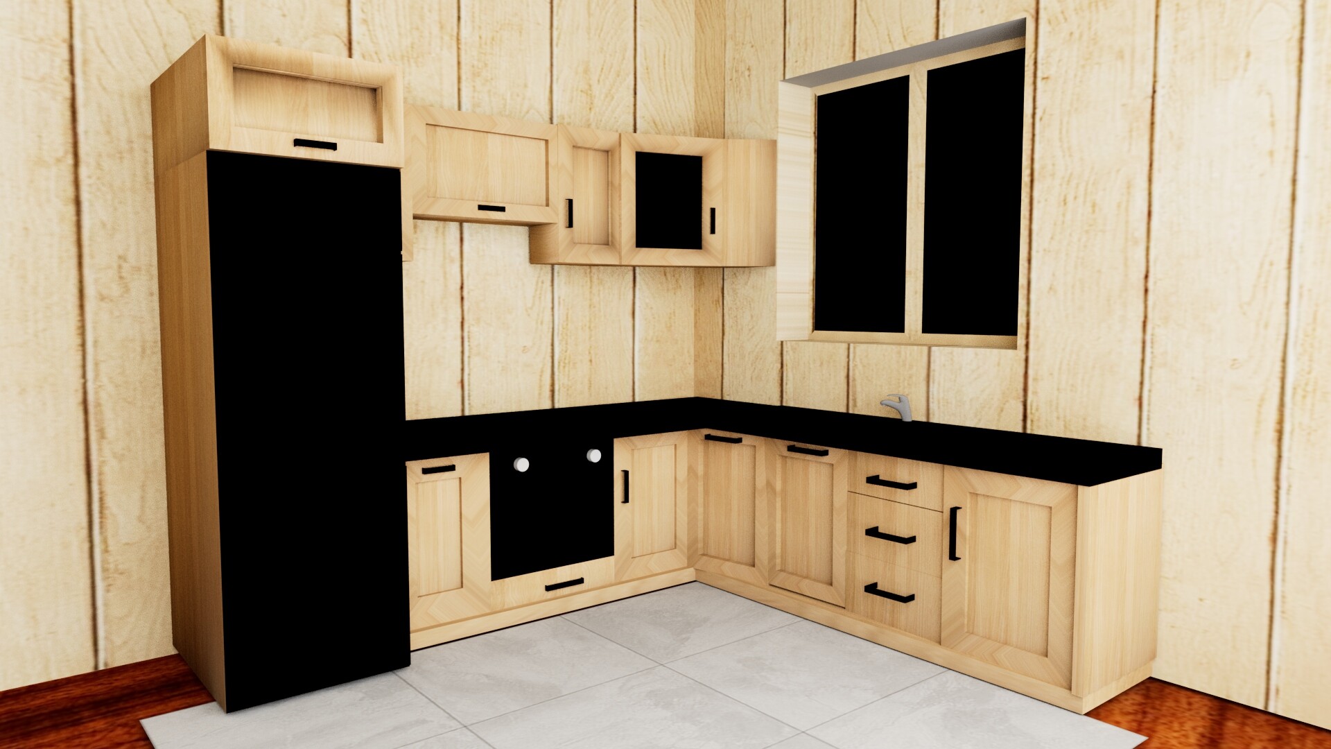 Sayan Paul - kitchen 3D
