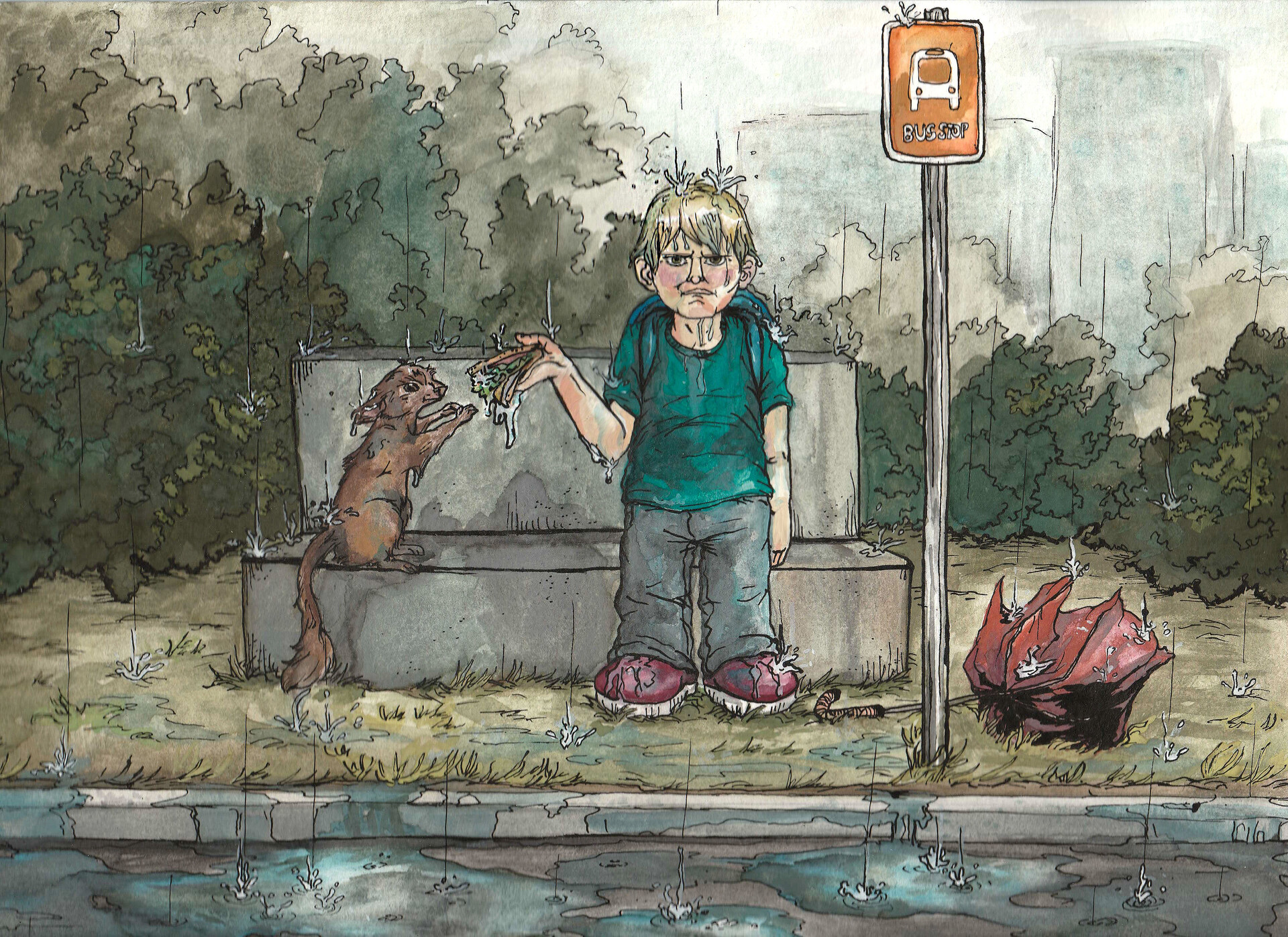 Kaylin Andersen - Watercolour Illustrations