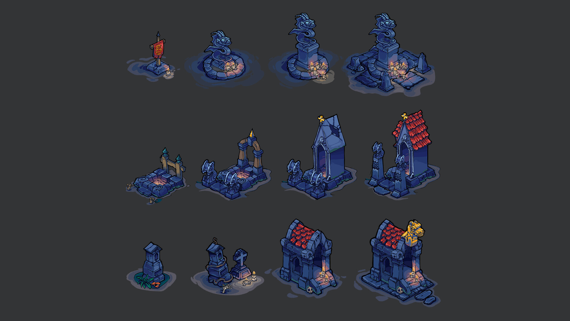 ArtStation - Mobile video game - Environment concept art