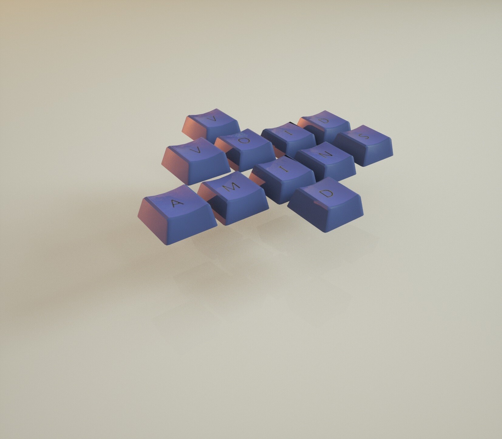 ArtStation - Reborn (voidamins) -V270 Retro Keyboard -Classic -Grey ...