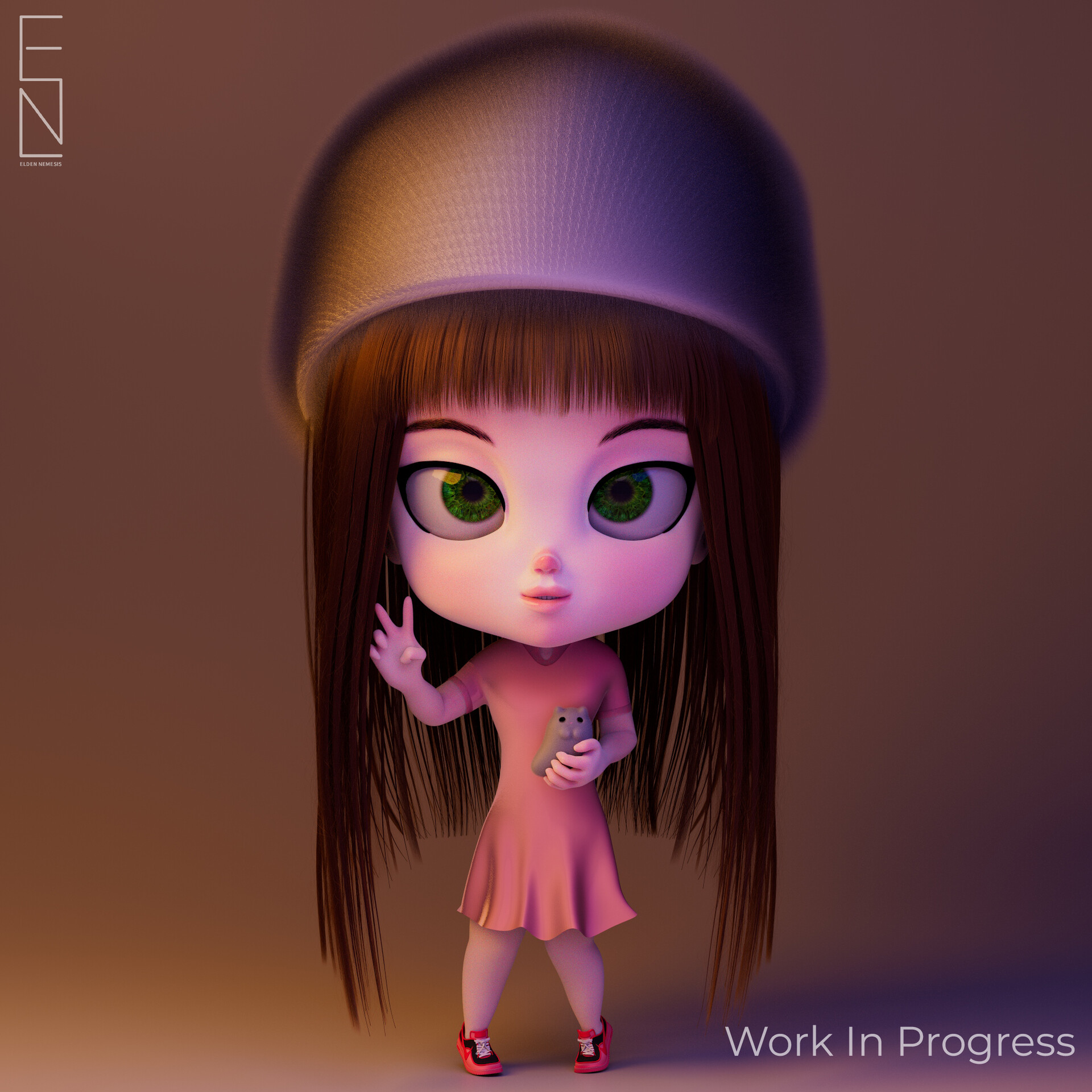 ArtStation - Cute lil Dolls (Work In Progress)