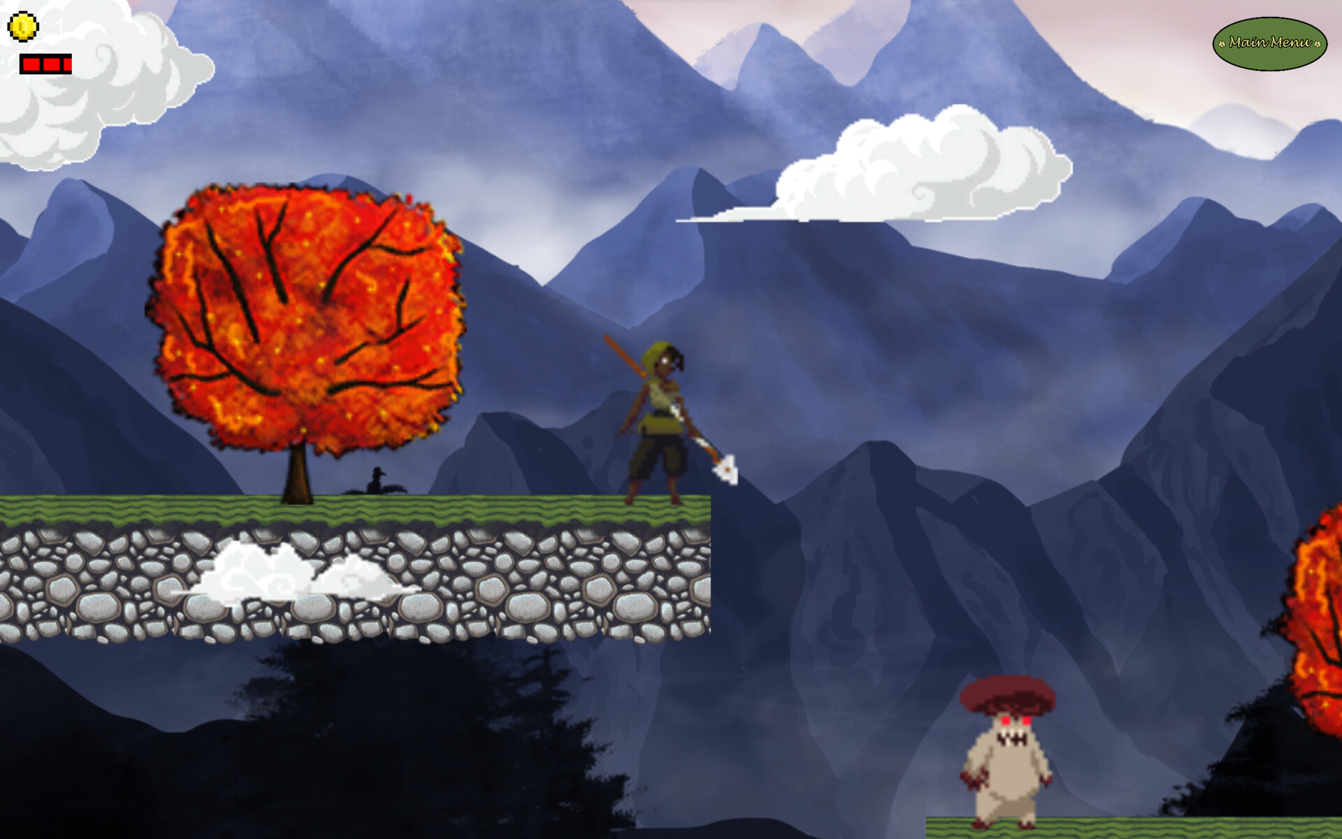 ArtStation - 2D Platformer, Kira the Huntress