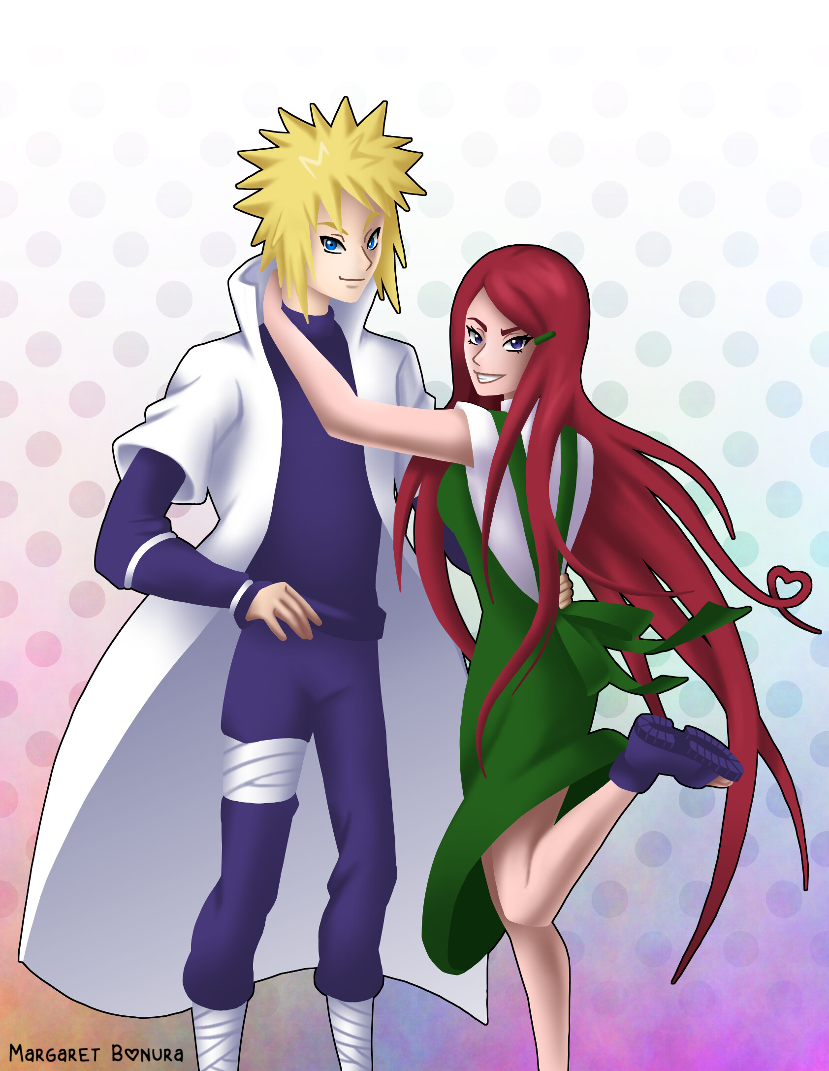 ArtStation - Minato and Kushina