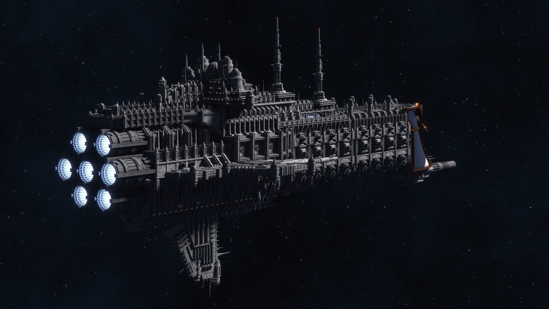 ArtStation - Dominator Class Cruiser -Warhammer 40000-