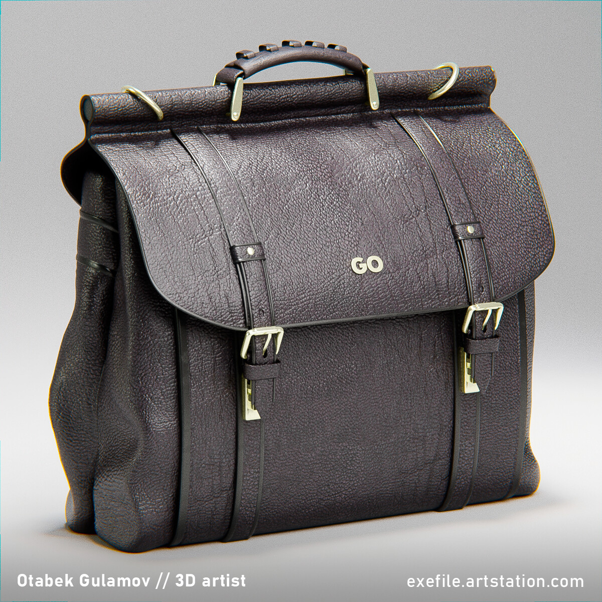 ArtStation - Briefcase 3D model (product presentation)
