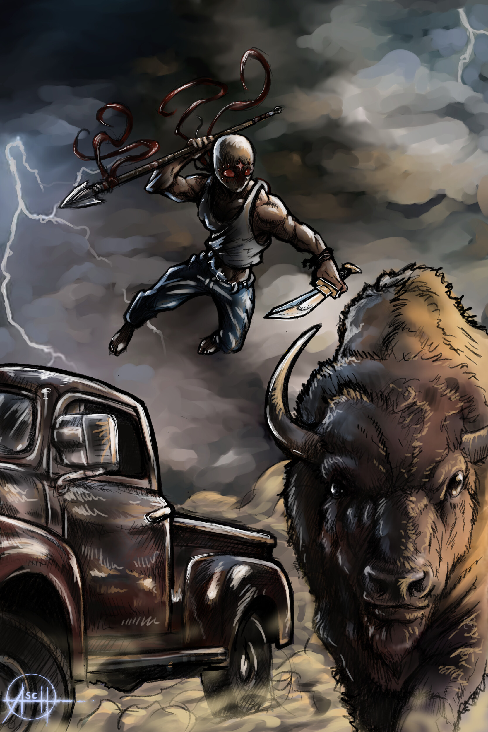 ArtStation - Totem cover concept