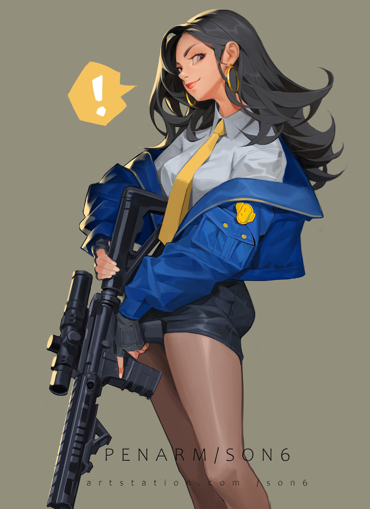 ArtStation - girl&weapon