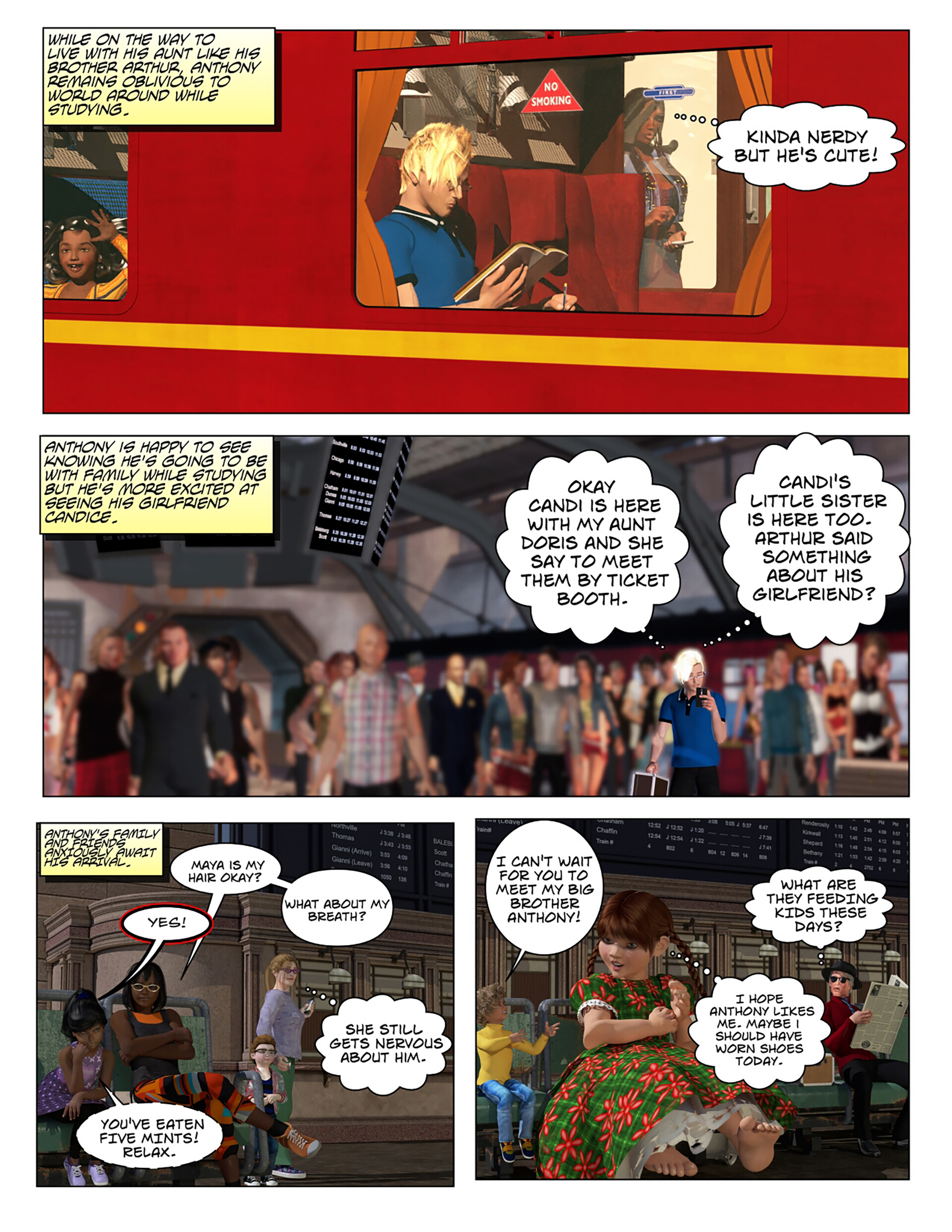 ArtStation - Arthur and Daisy Comic