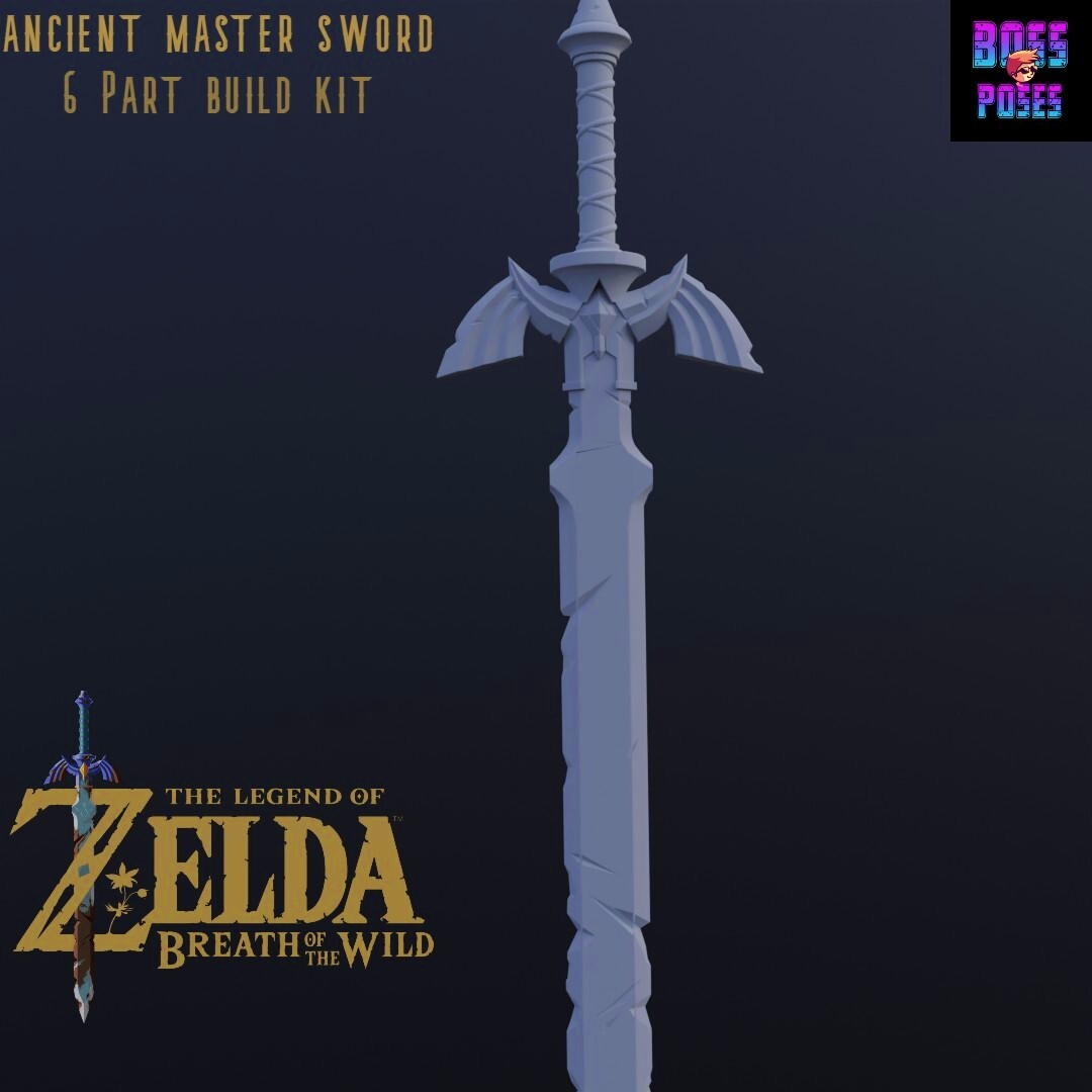 Kohdy Mcintyre - ANCIENT MASTER SWORD 6 PART BUILD KIT STL's