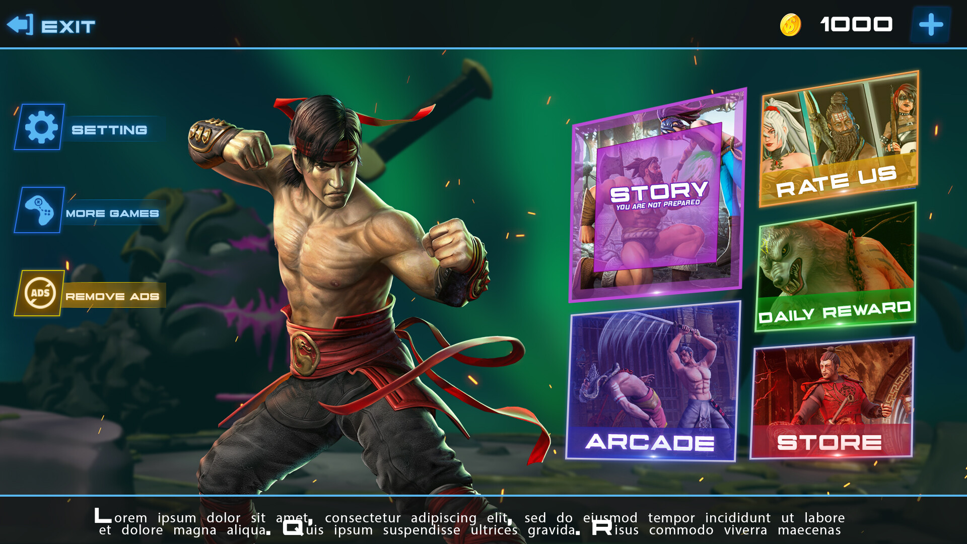 ArtStation - Ufo Fighting Game Ui