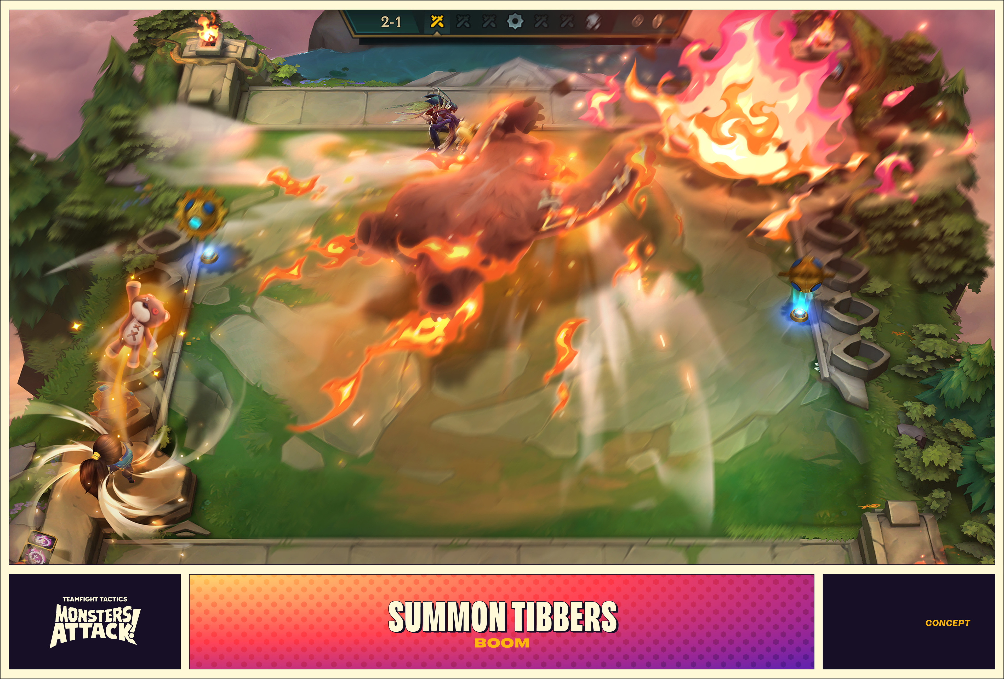 Kudos Productions - Teamfight Tactics | Set8 Monsters Attack | Chibi ...