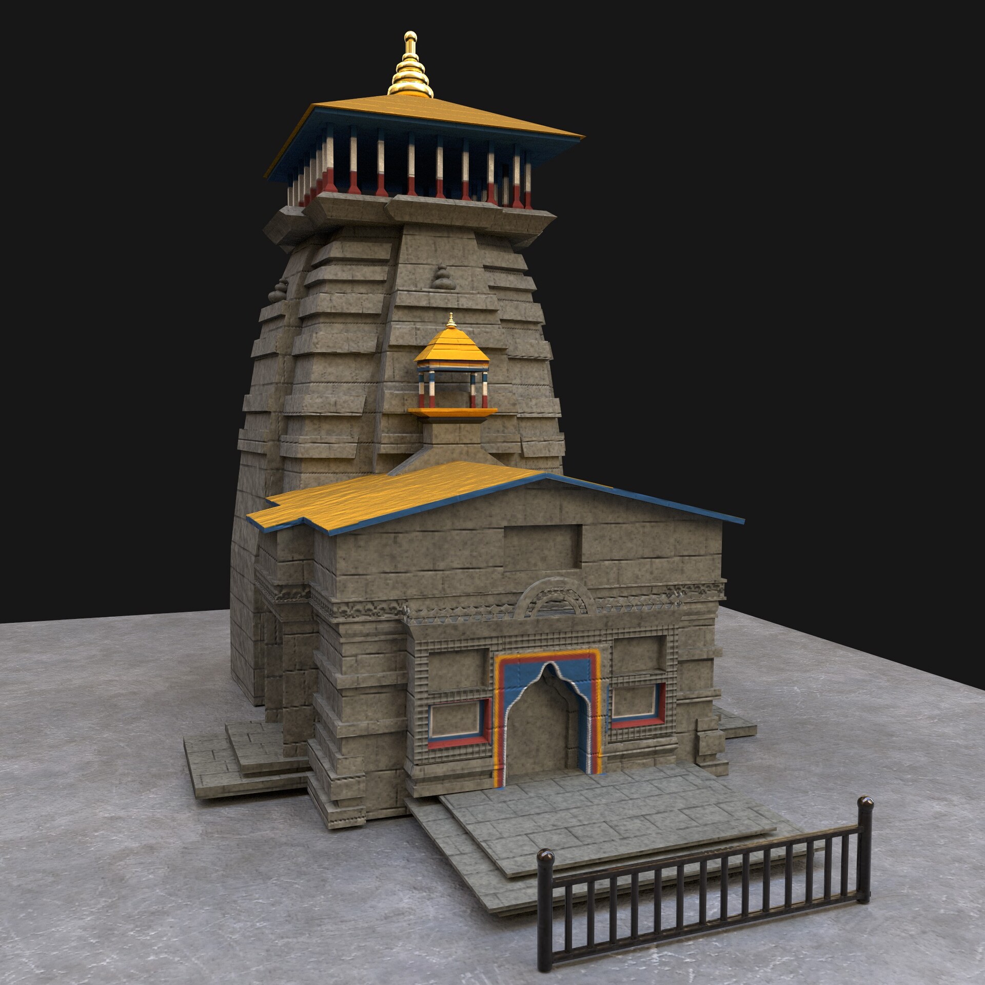 ArtStation - Shree Kedarnath Temple