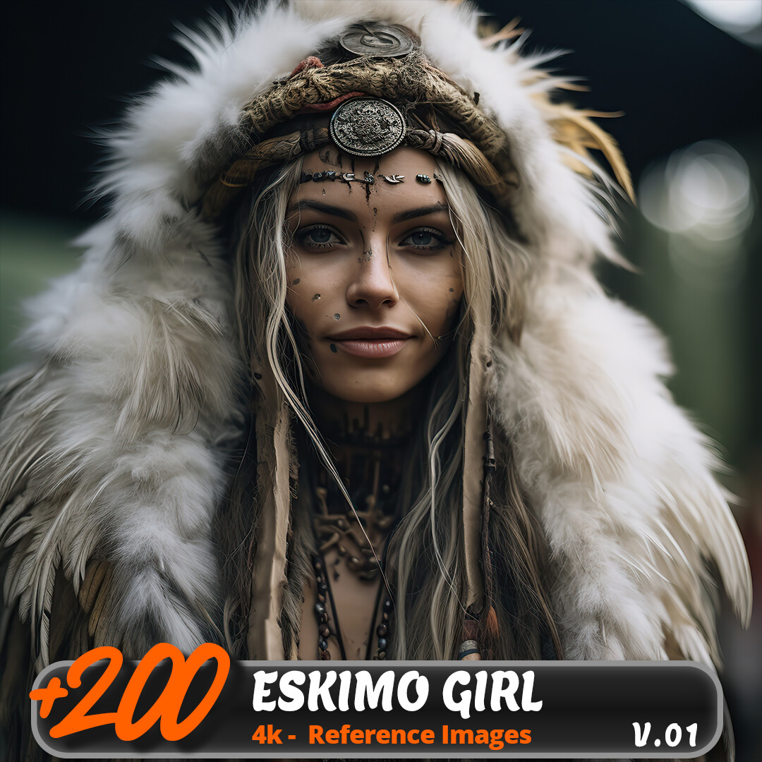 ArtStation - ESKIMO GIRL VOL. 01/ 4K/ Reference Image
