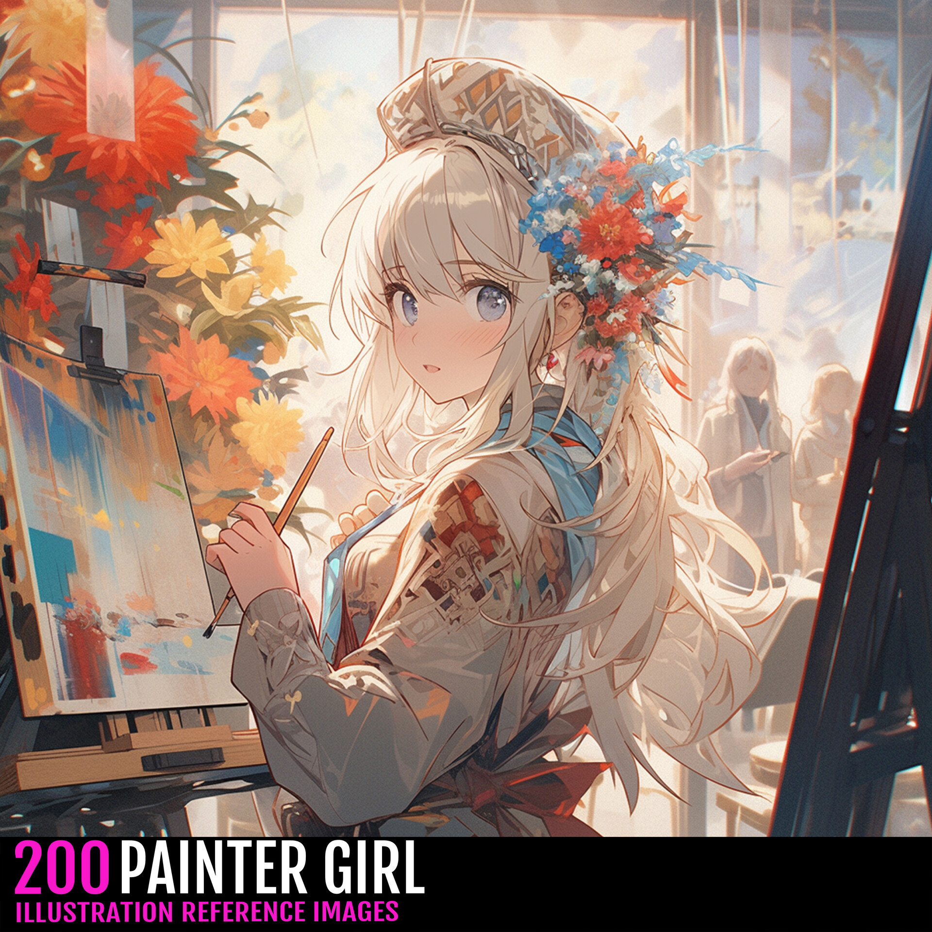 ArtStation - 200 Painter Girl