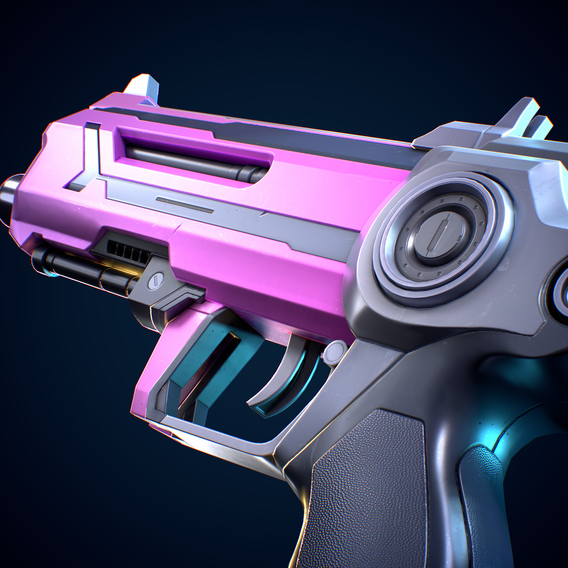 ArtStation - Stylized Sci-Fi gun