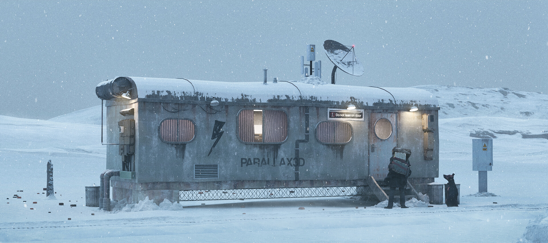 ArtStation - Rustic Techno Retreat