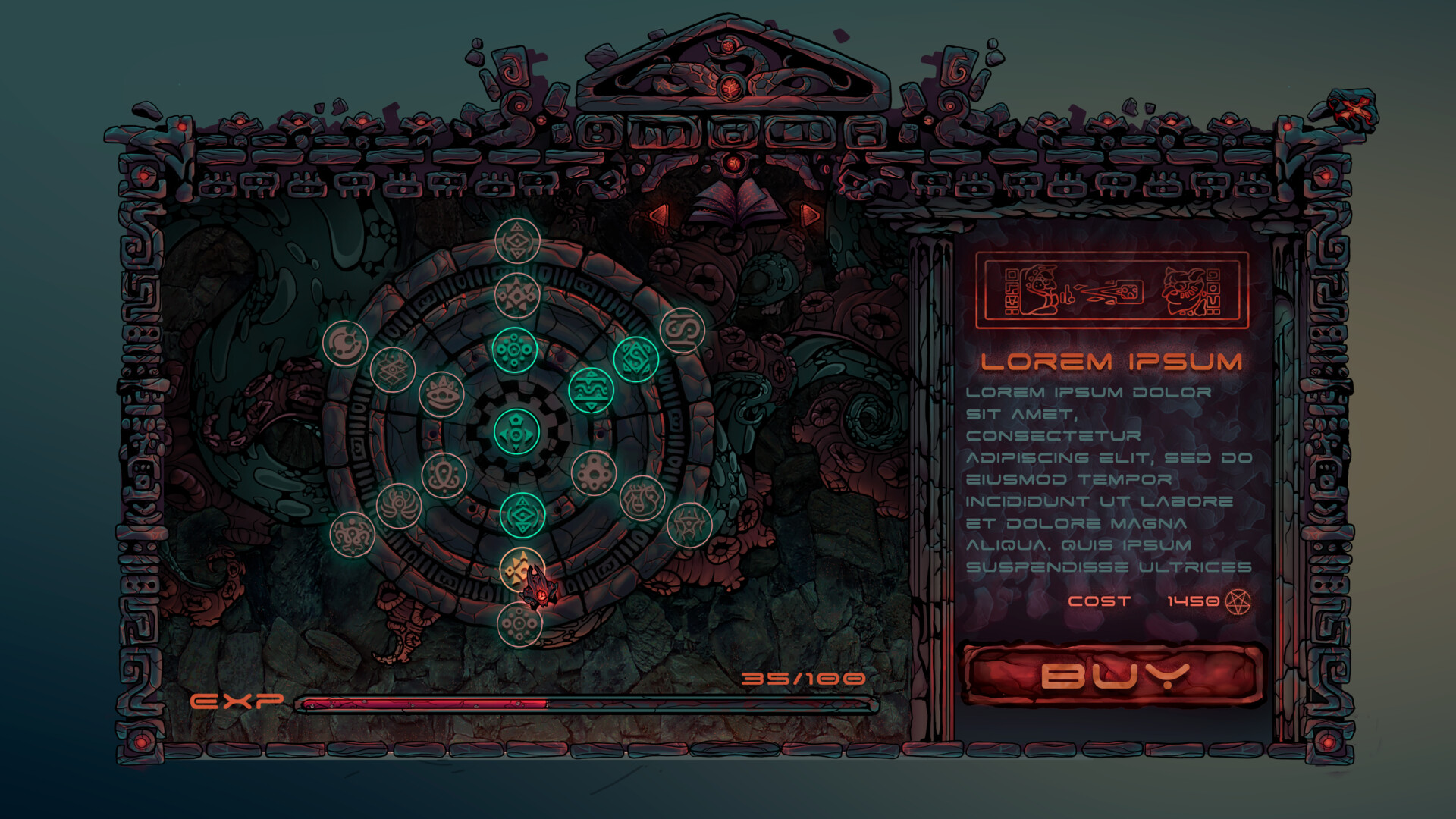 ArtStation - UI for fictionalized game