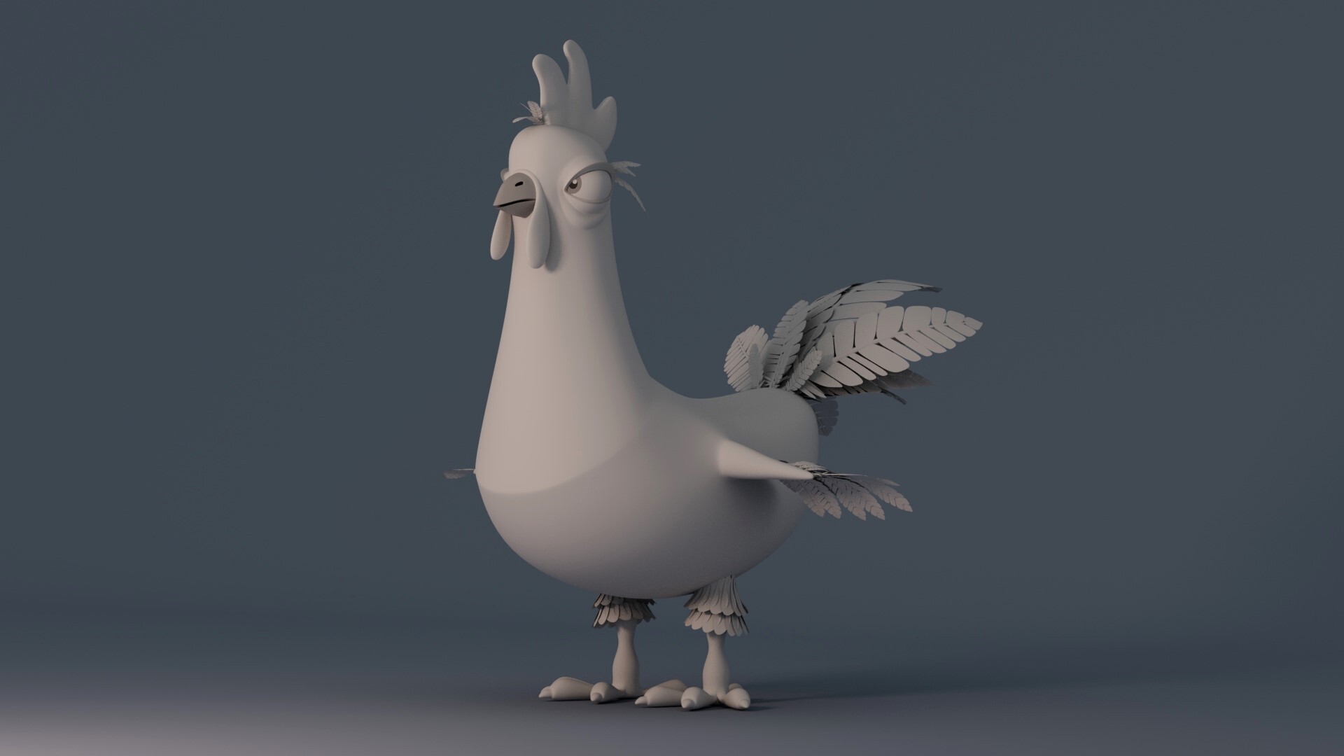 ArtStation - chicken model practise