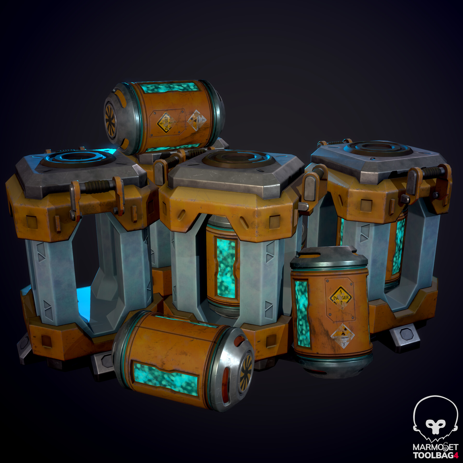 ArtStation - Sci-fi stationary battery