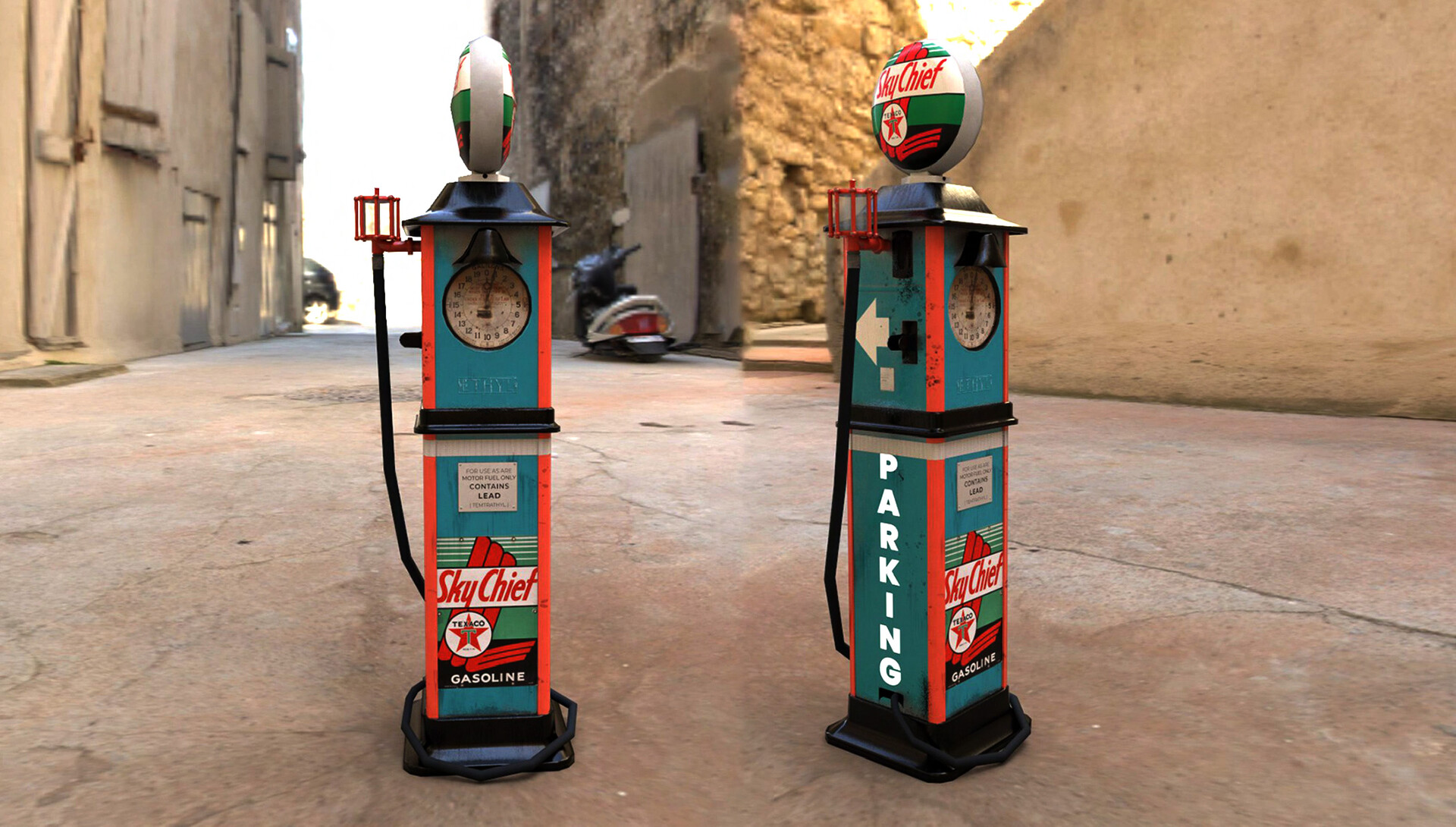 ArtStation - Gas Pump Modeling & Texturingg