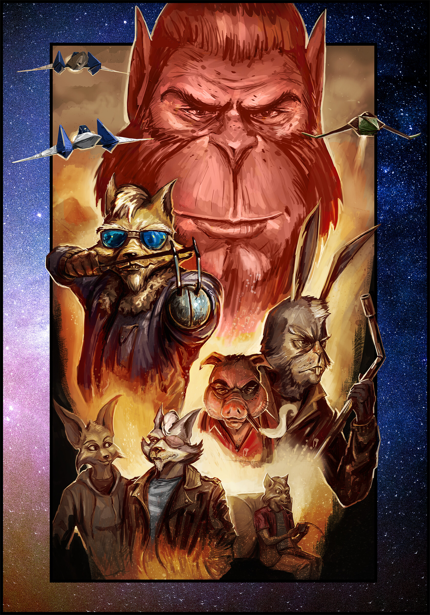 David Simons - A Fox in Space