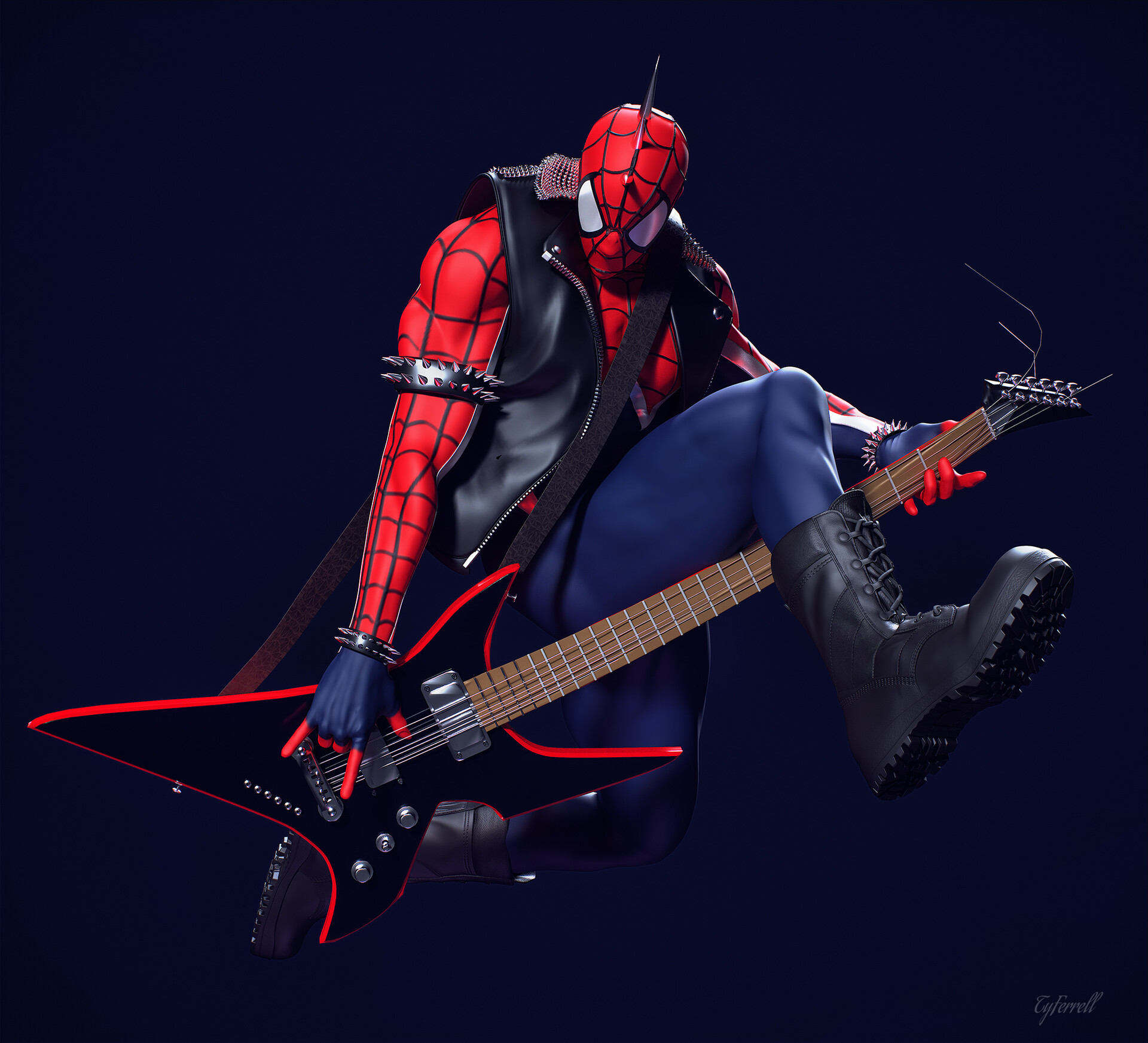 Art of Ty Ferrell - SpiderPunk Fan Art