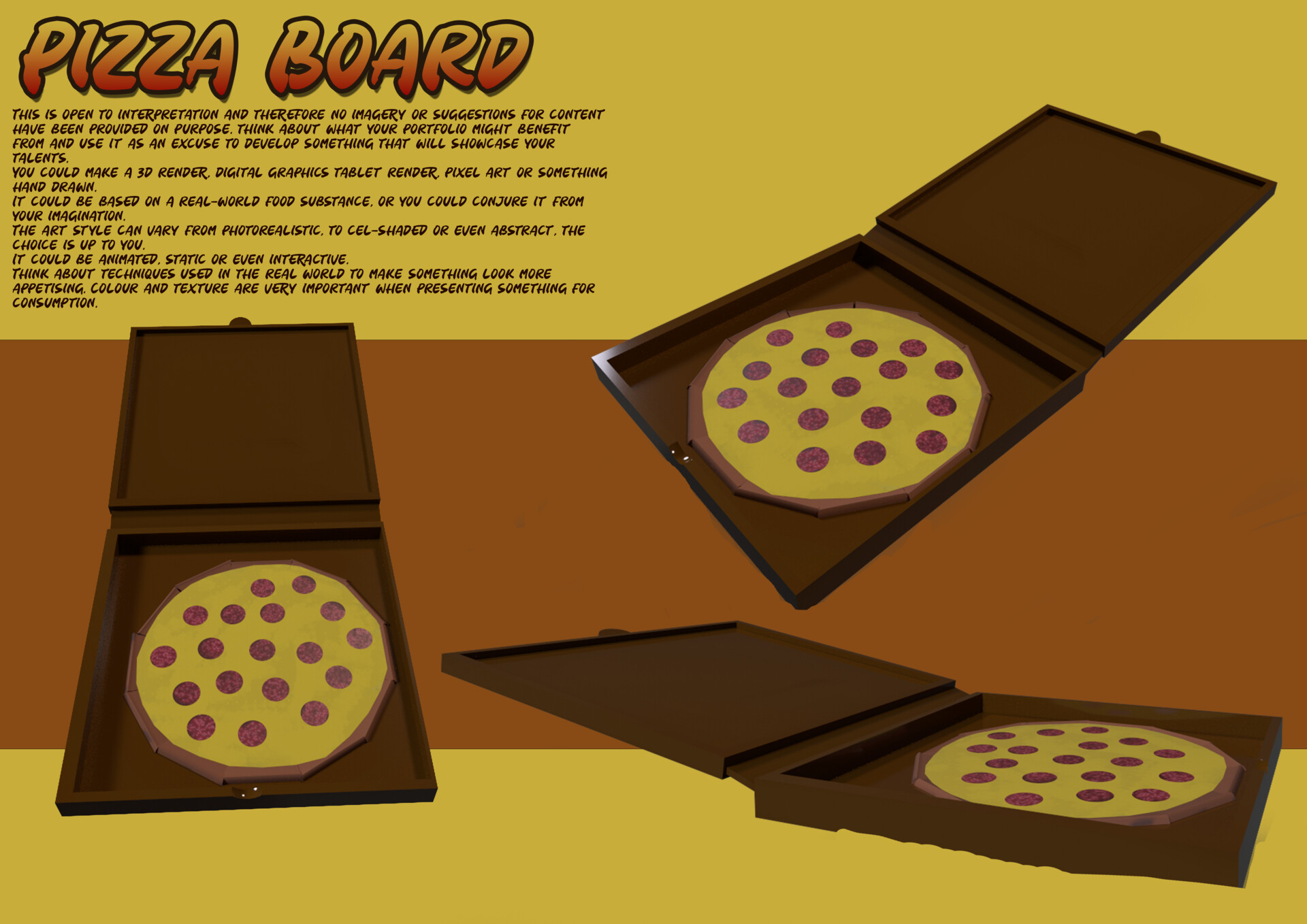 ArtStation - Pizza Board