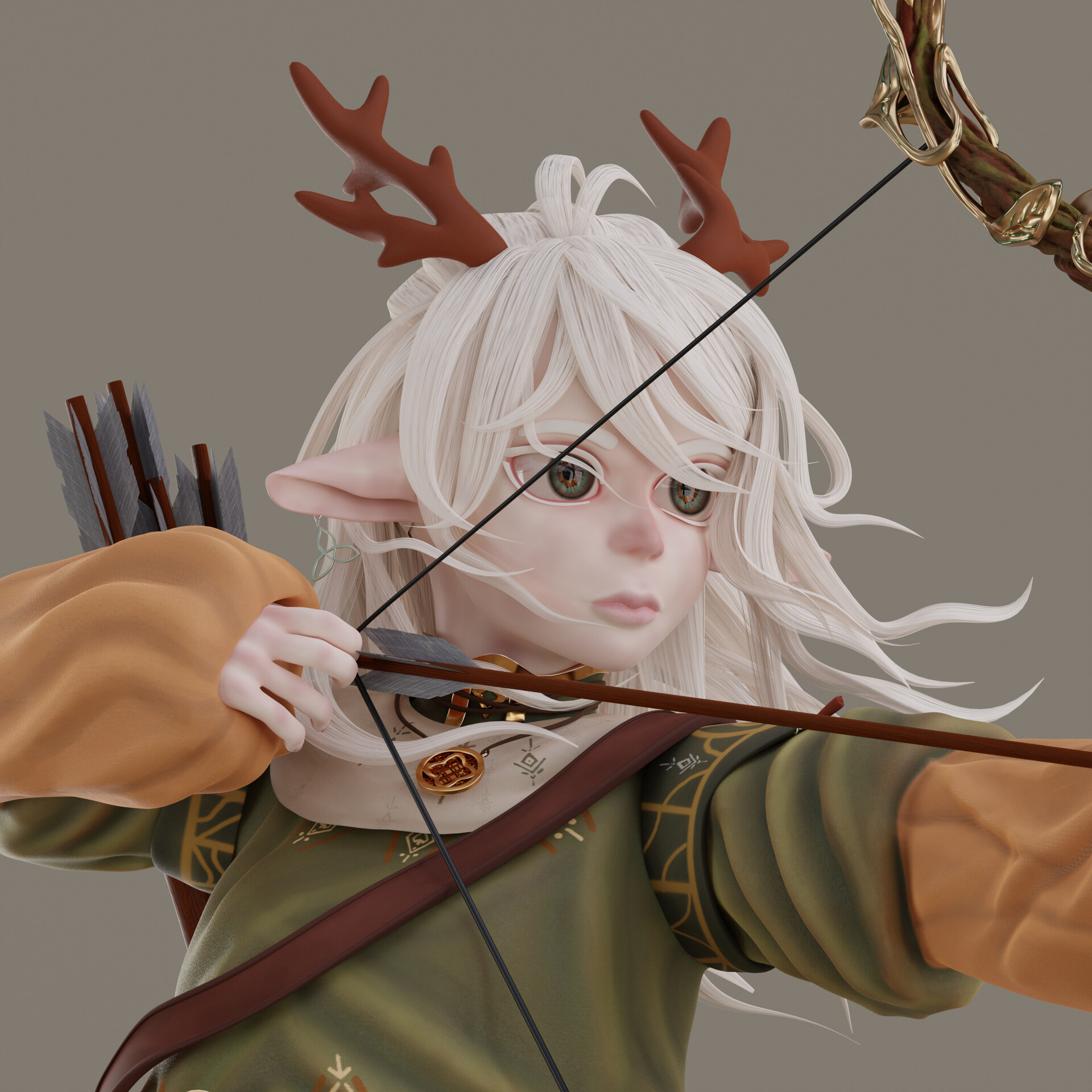 ArtStation - Isiliel - daughter of the moon