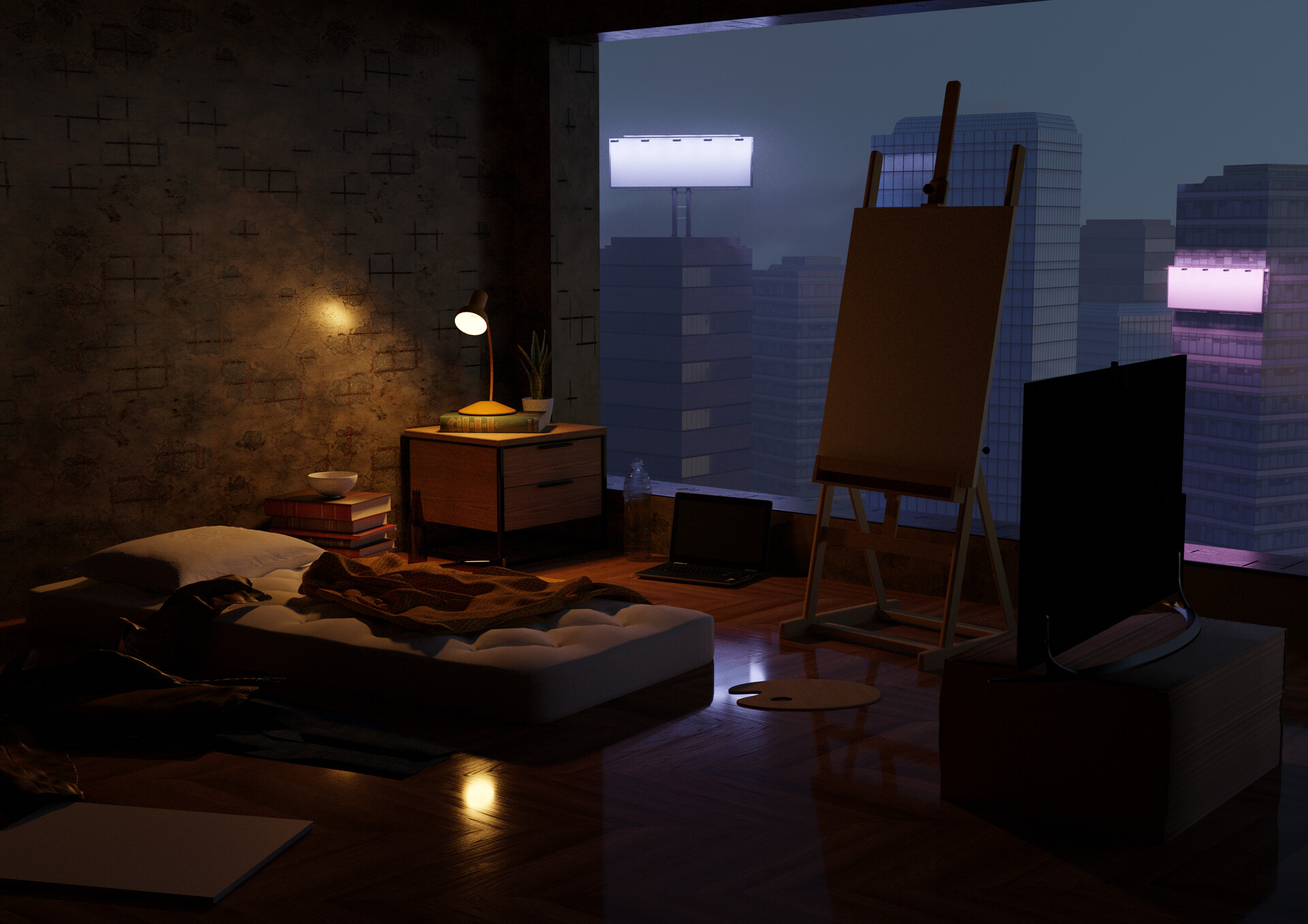 ArtStation - artist's room
