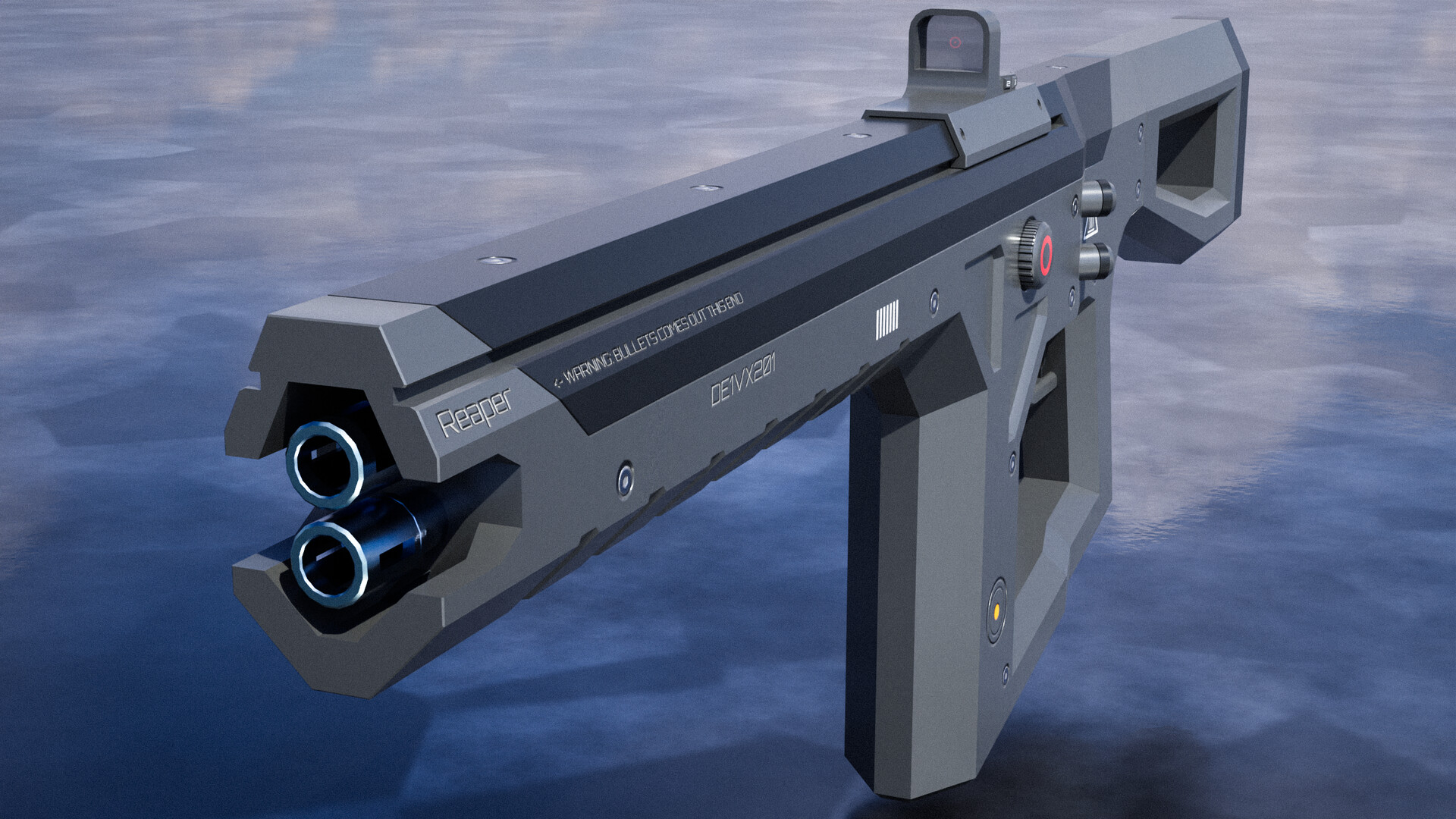 ArtStation - Sci-Fi Assault Rifle