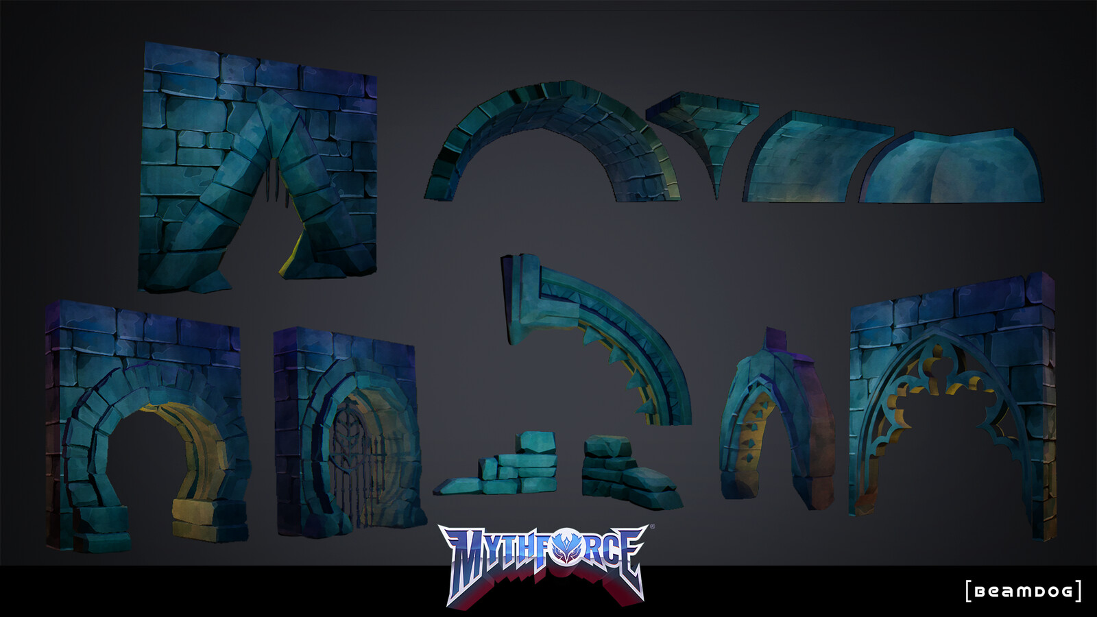 Mica Pettibone - Mythforce - Materials, Modular Kits and Overworlds