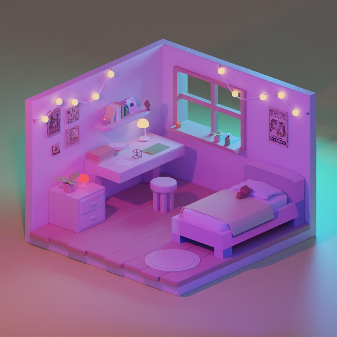 ArtStation - Cute room v1