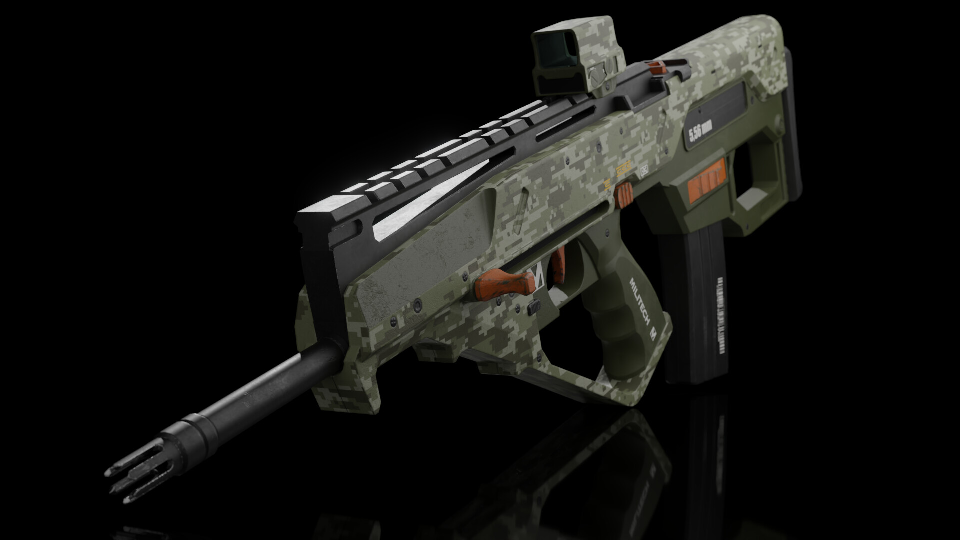 ArtStation - Militech MK5 AR