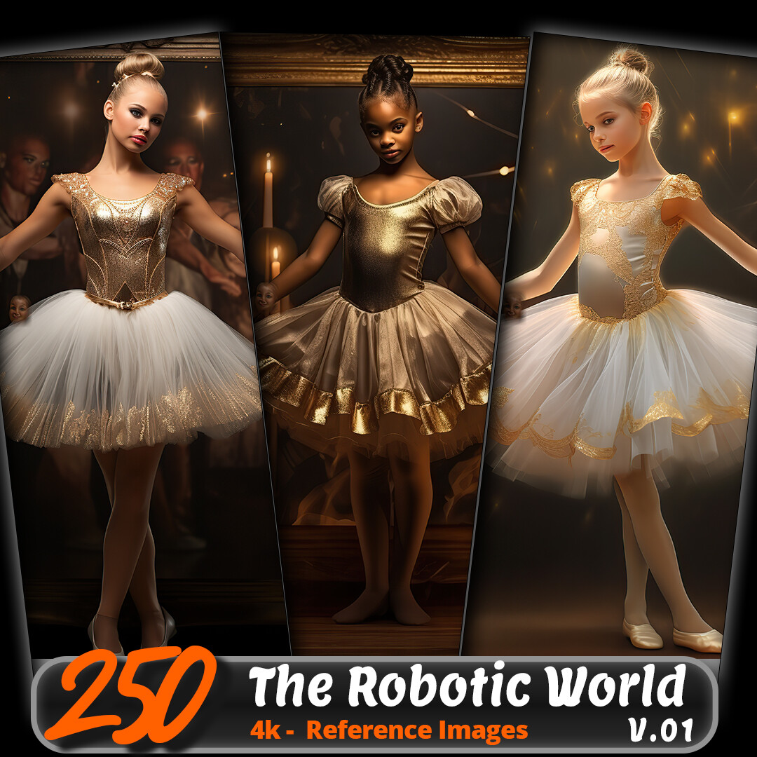 ArtStation - BALLERINA GIRL VOL.01/ 4K/ Reference Image