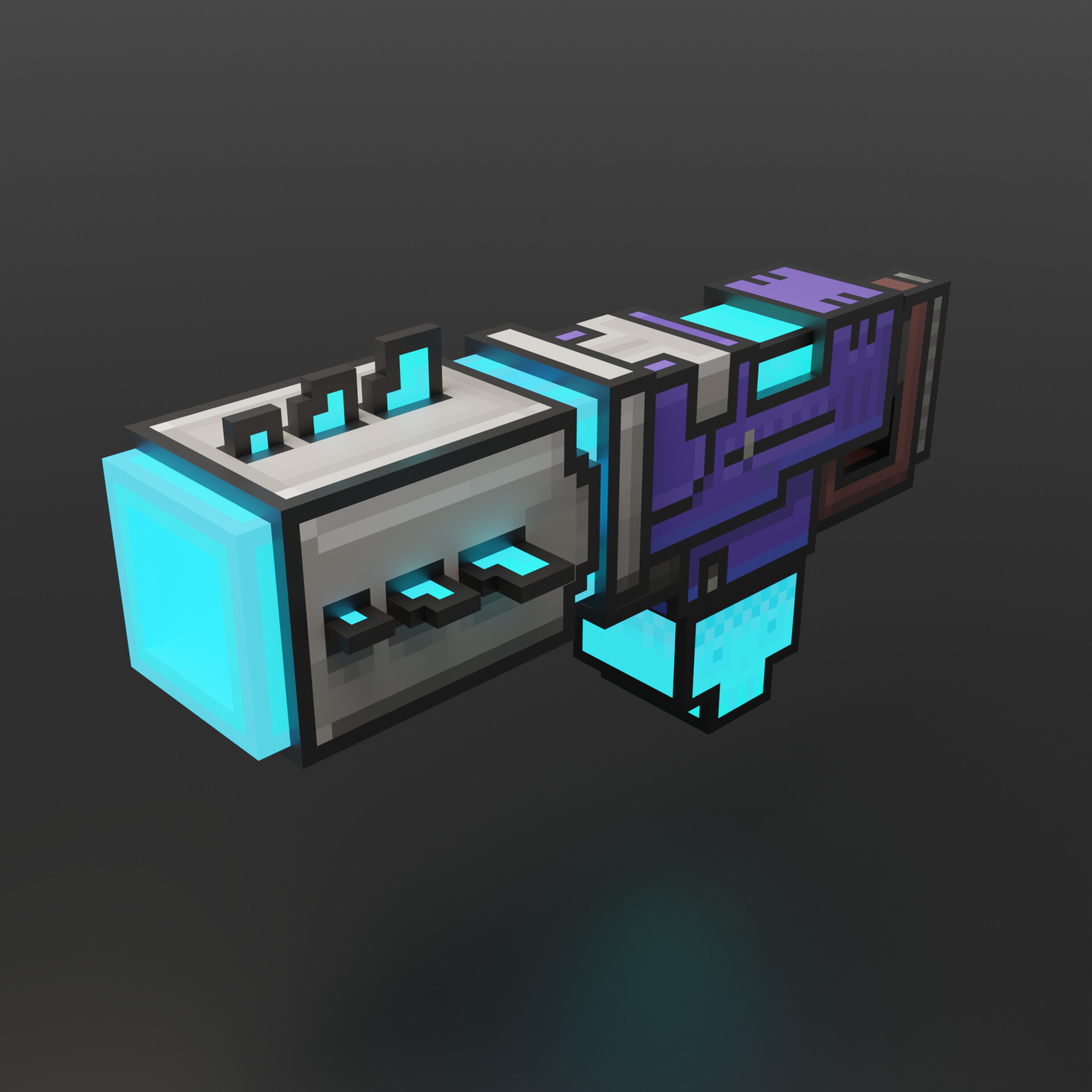 ArtStation - Plasma launcher Pixel art