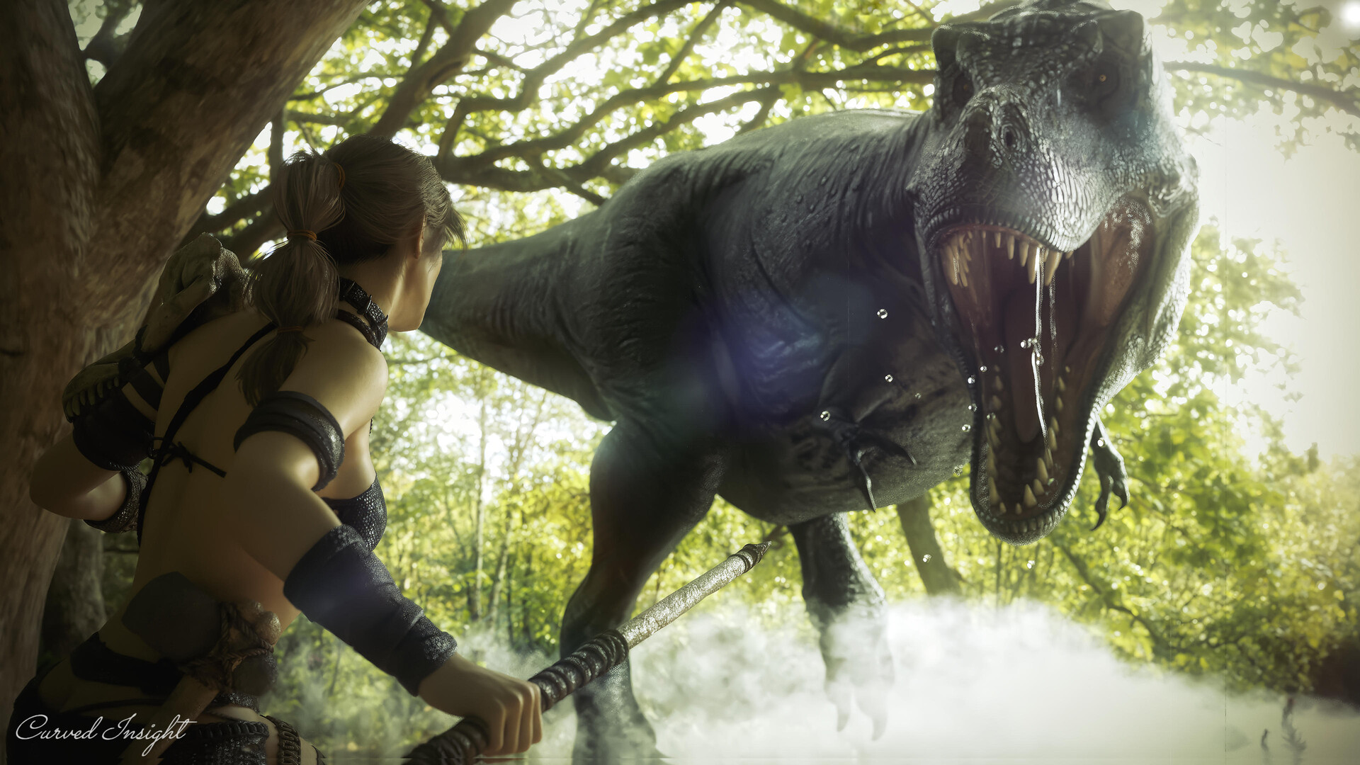 ArtStation - Rex Encounter