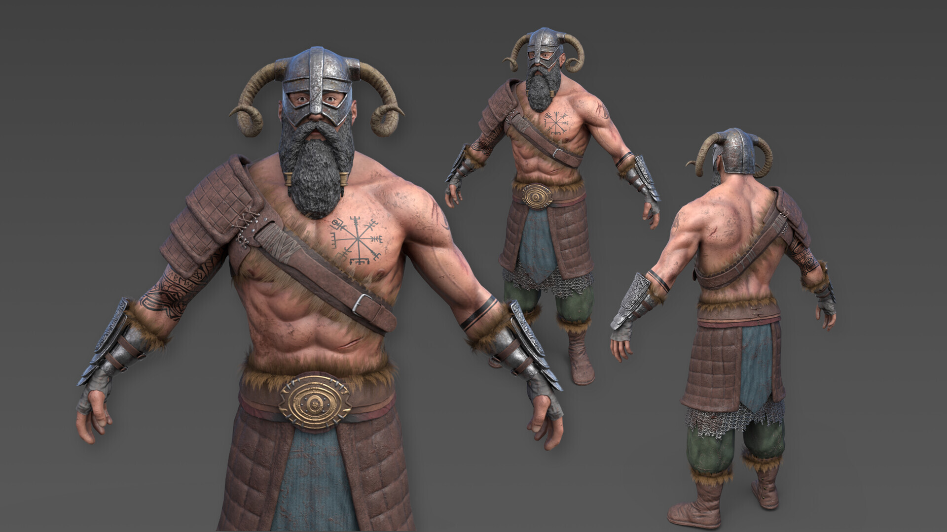 ArtStation - Viking man