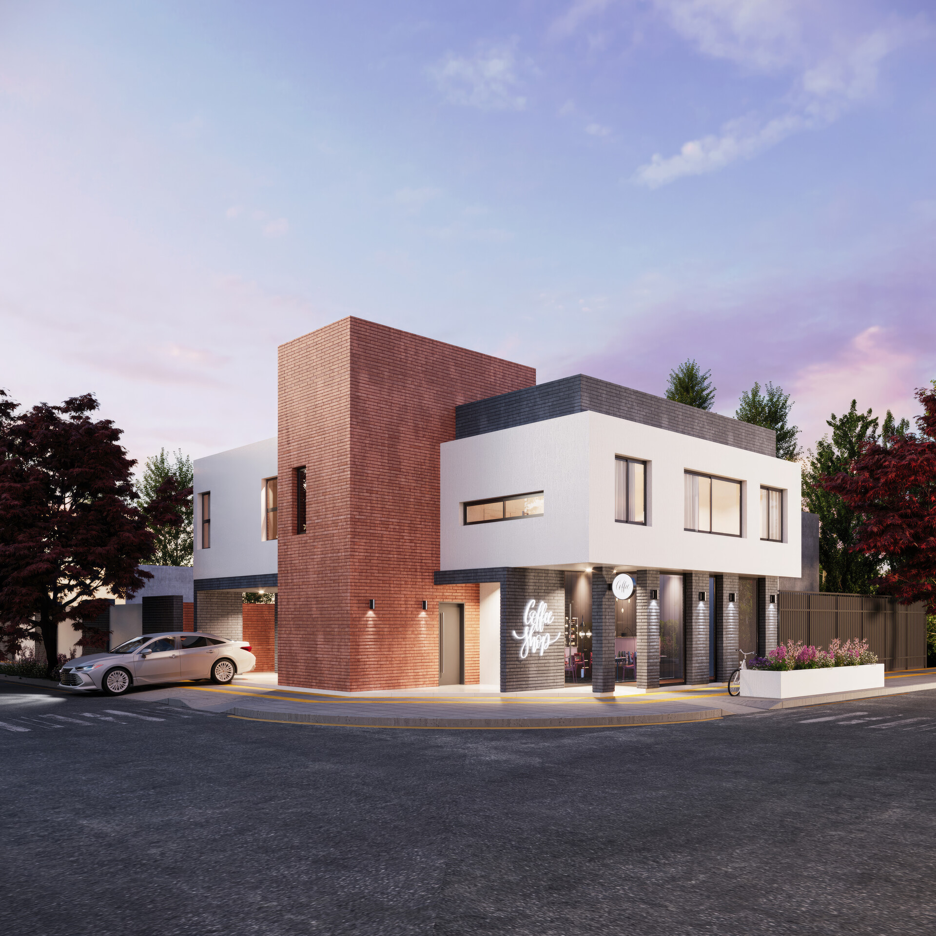 ArtStation - CORNER HOUSE