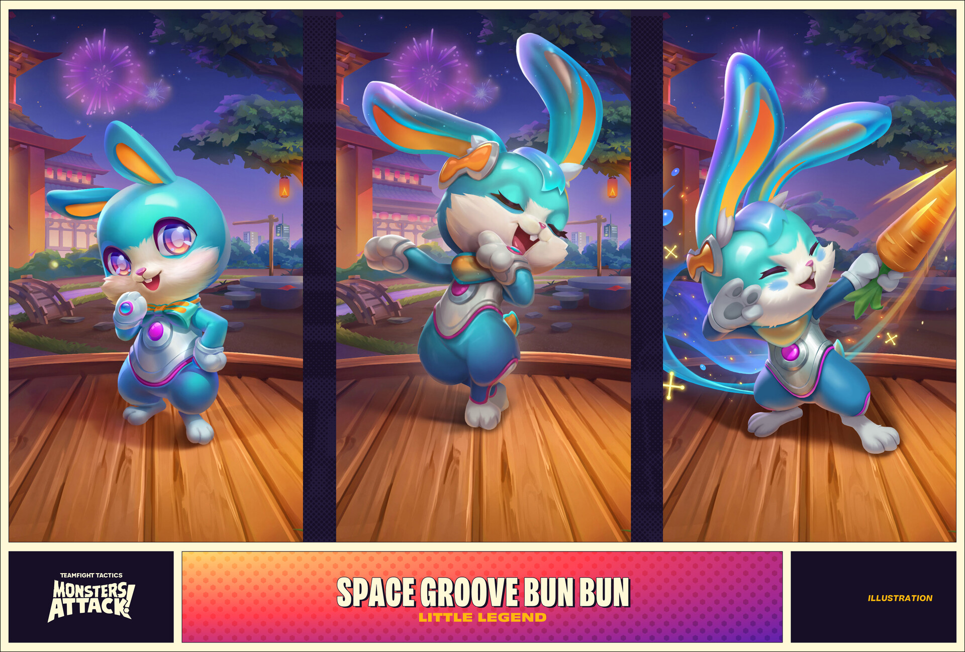 Kudos Productions - Teamfight Tactics | Set8 Monsters Attack | Bunbun