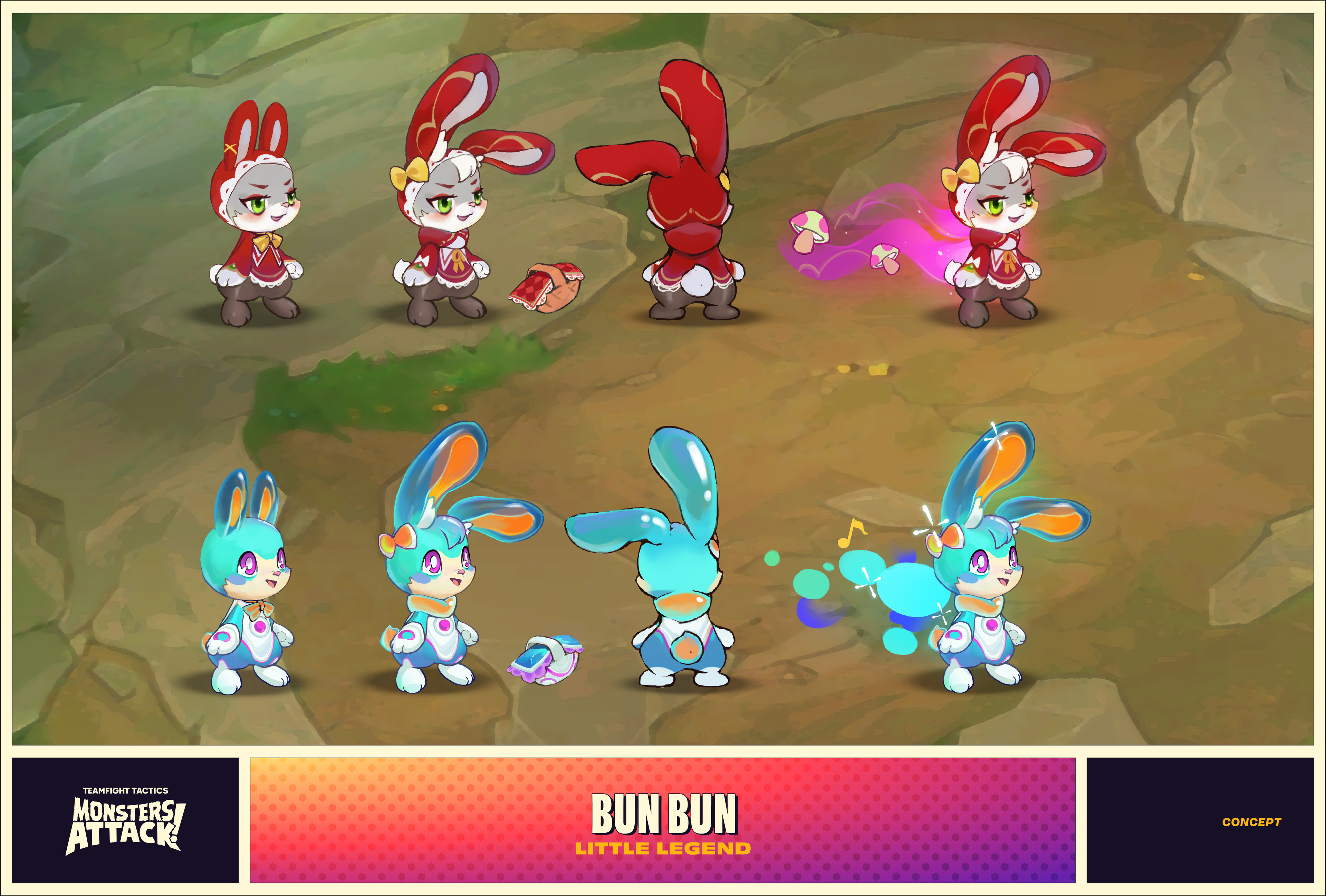 Kudos Productions - Teamfight Tactics | Set8 Monsters Attack | Bunbun