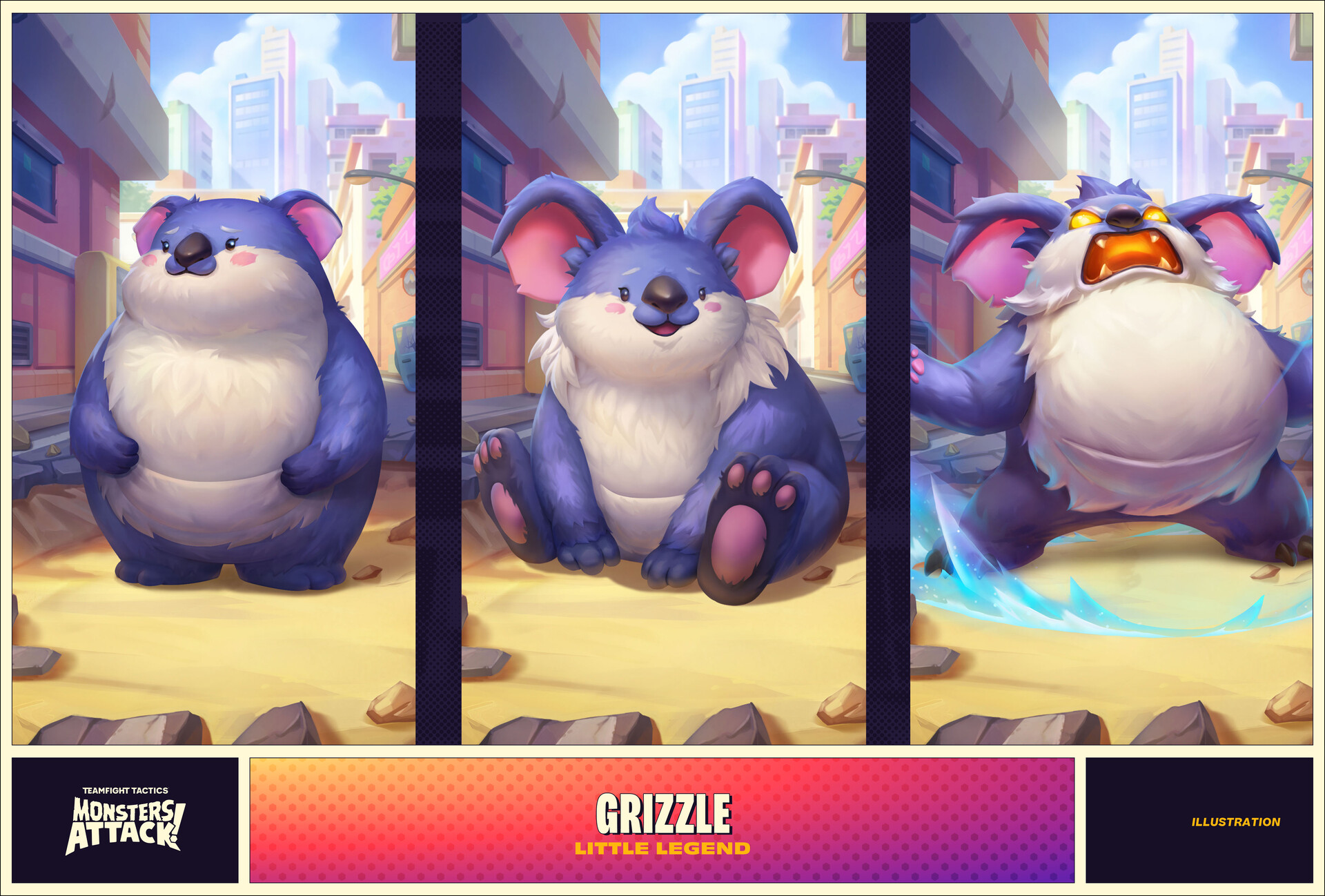 Kudos Productions - Teamfight Tactics | Set8 Monsters Attack | Grizzle