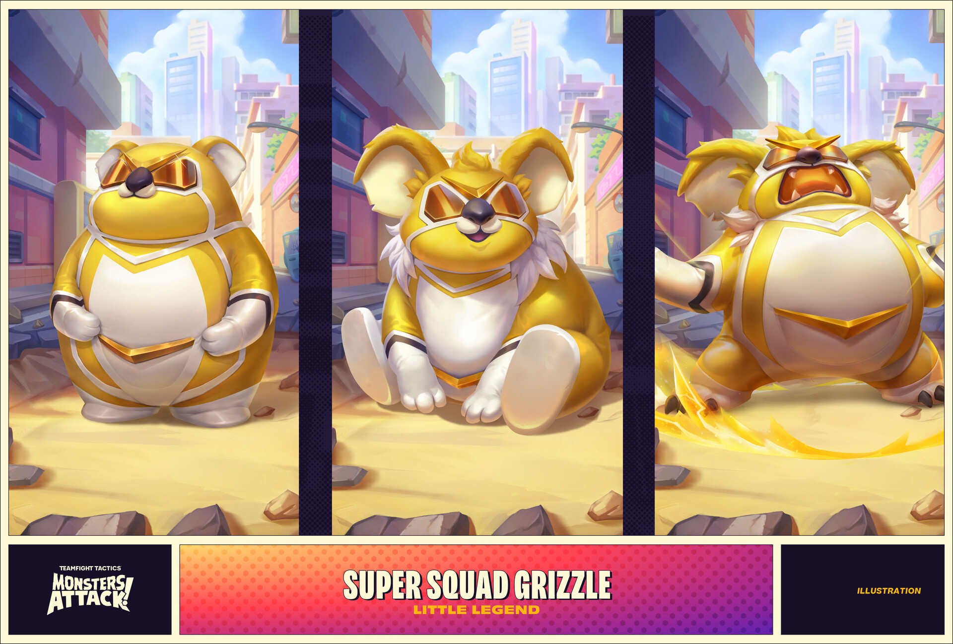 Kudos Productions - Teamfight Tactics | Set8 Monsters Attack | Grizzle