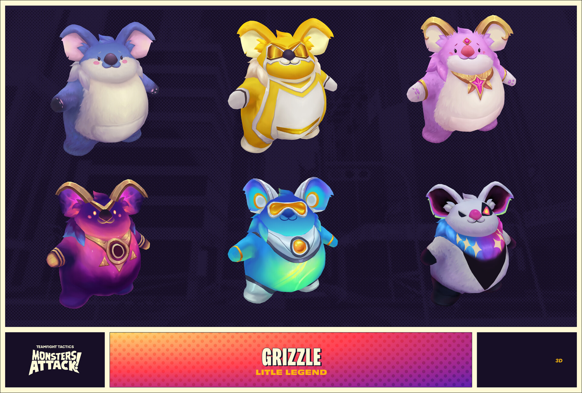 Kudos Productions - Teamfight Tactics | Set8 Monsters Attack | Grizzle